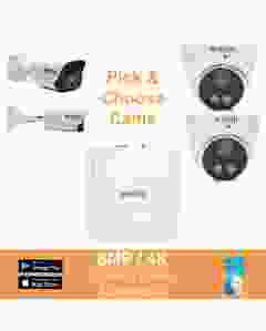 4 channel IP security camera systems - 4 camera HD CCTV Surveillance