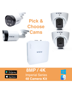 48 Channel Security Camera Systems by SCW